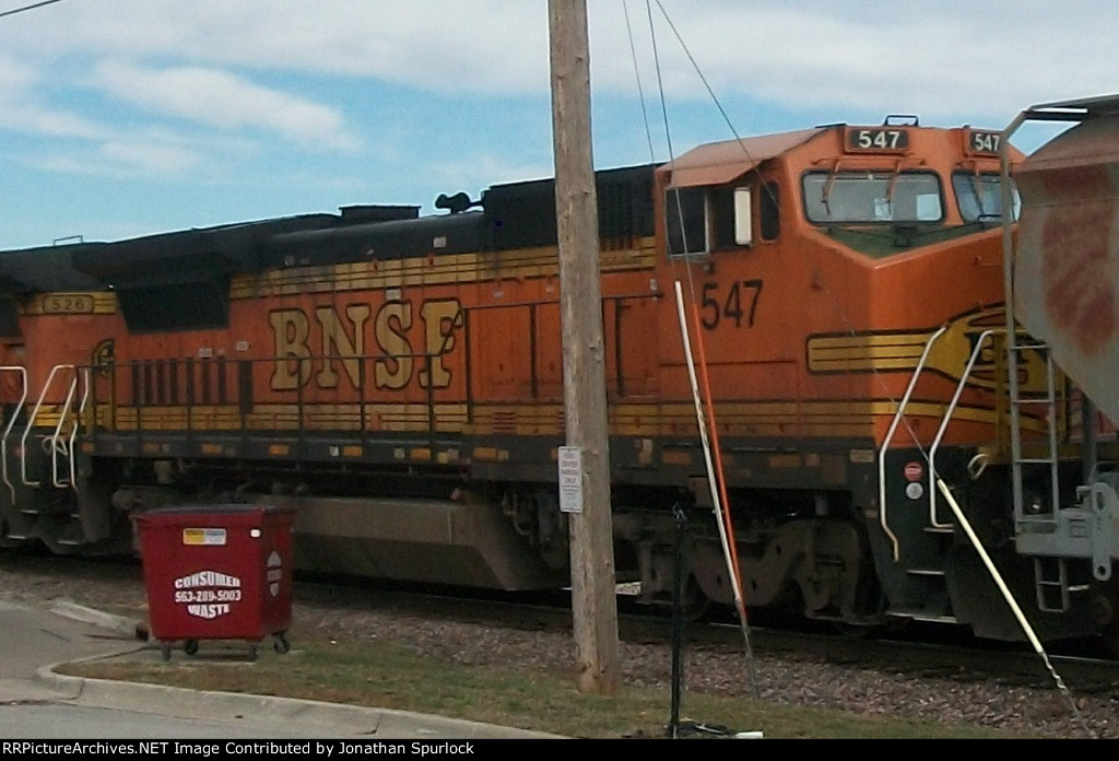 BNSF 547, engineer's side